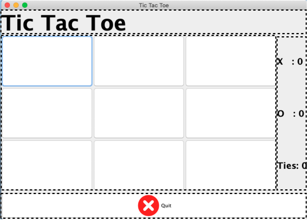 5. Tic Tac Toe GUI - IT2045C - Yahya Gilany